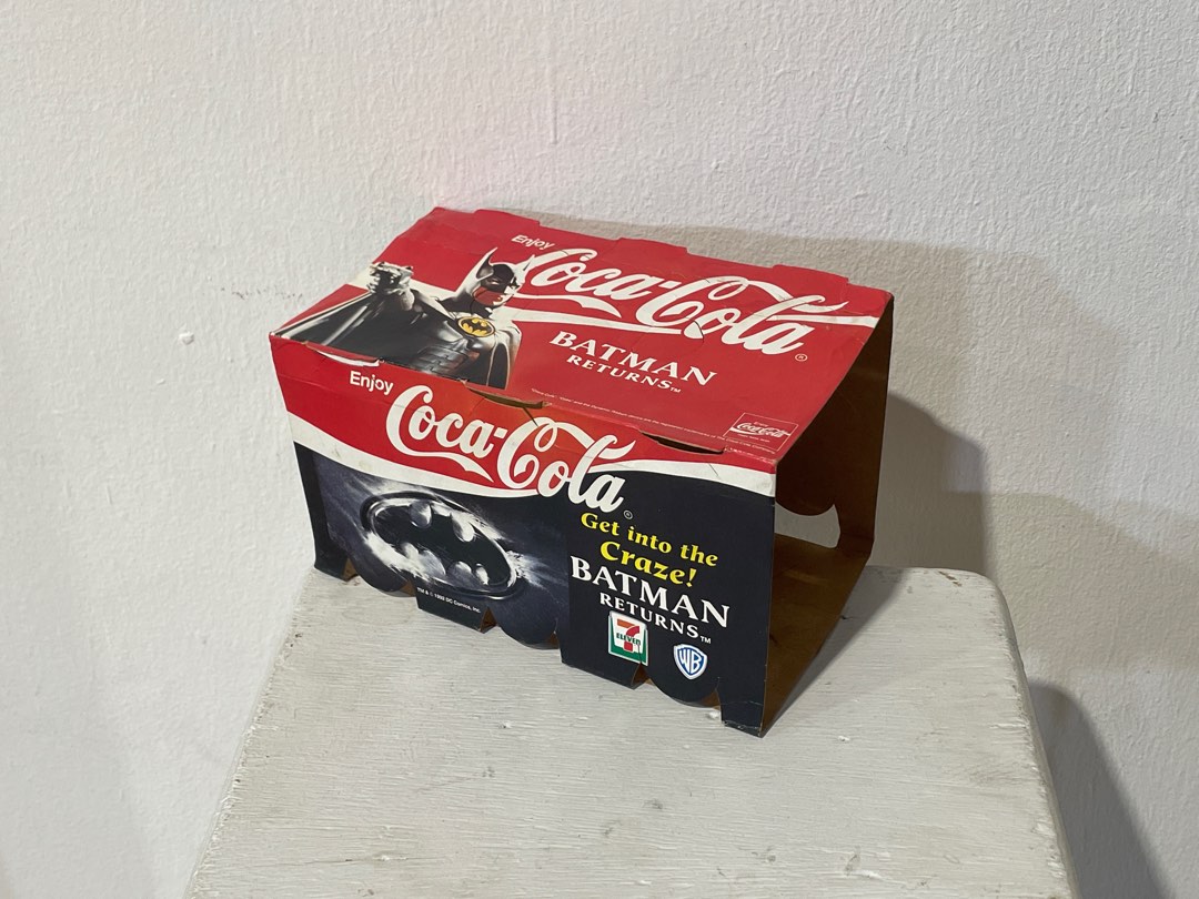 Coca-Cola Batman Returns 7-Eleven Collectible Carton, Hobbies & Toys ...