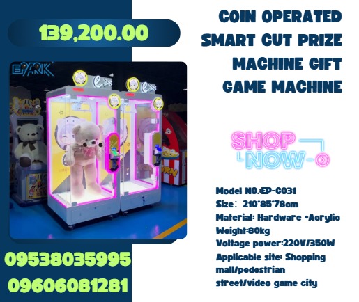 Coin Operated Smart Cut Prize Machine Gift Game Machine, Everything ...