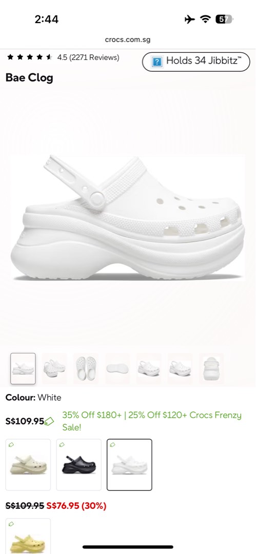 Crocs bae platform clog, Women's Fashion, Footwear, Sneakers on Carousell