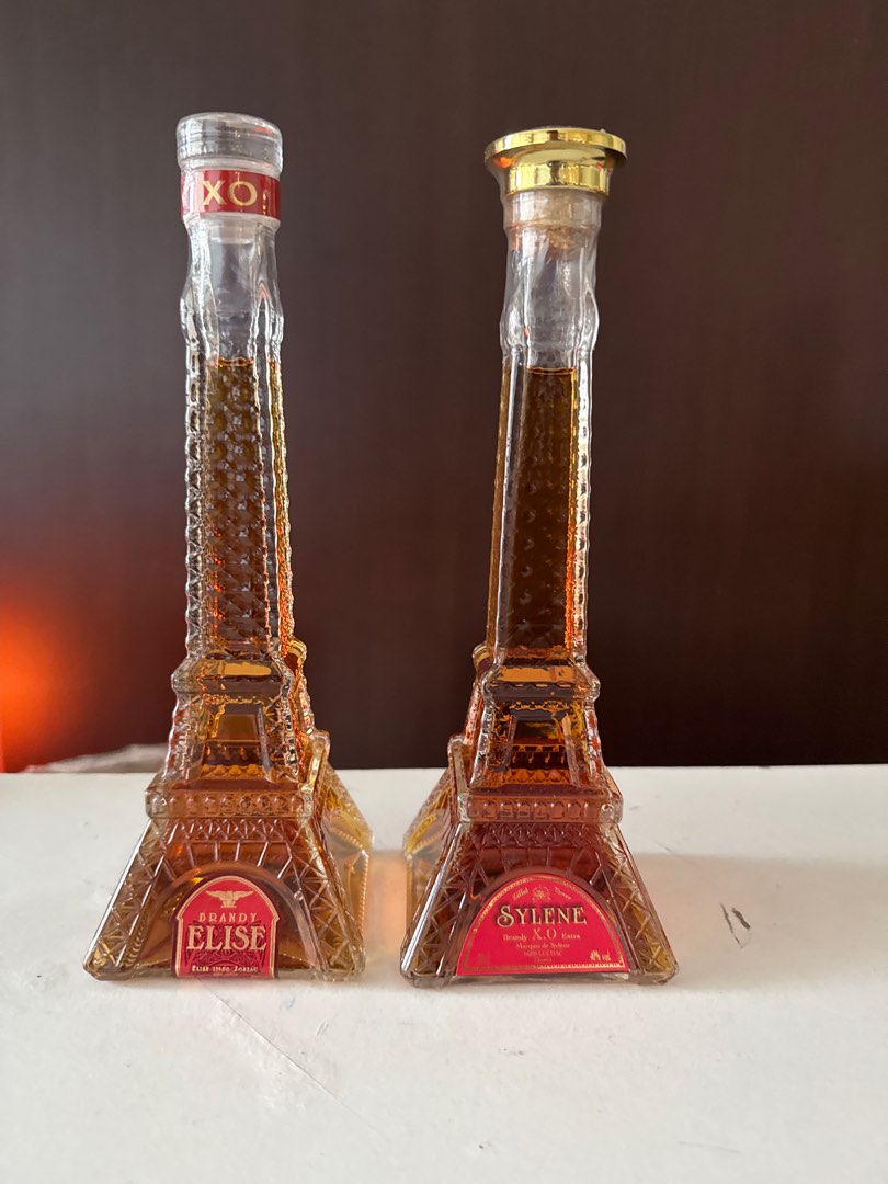 Eiffel Tower brandy, Food & Drinks, Beverages on Carousell