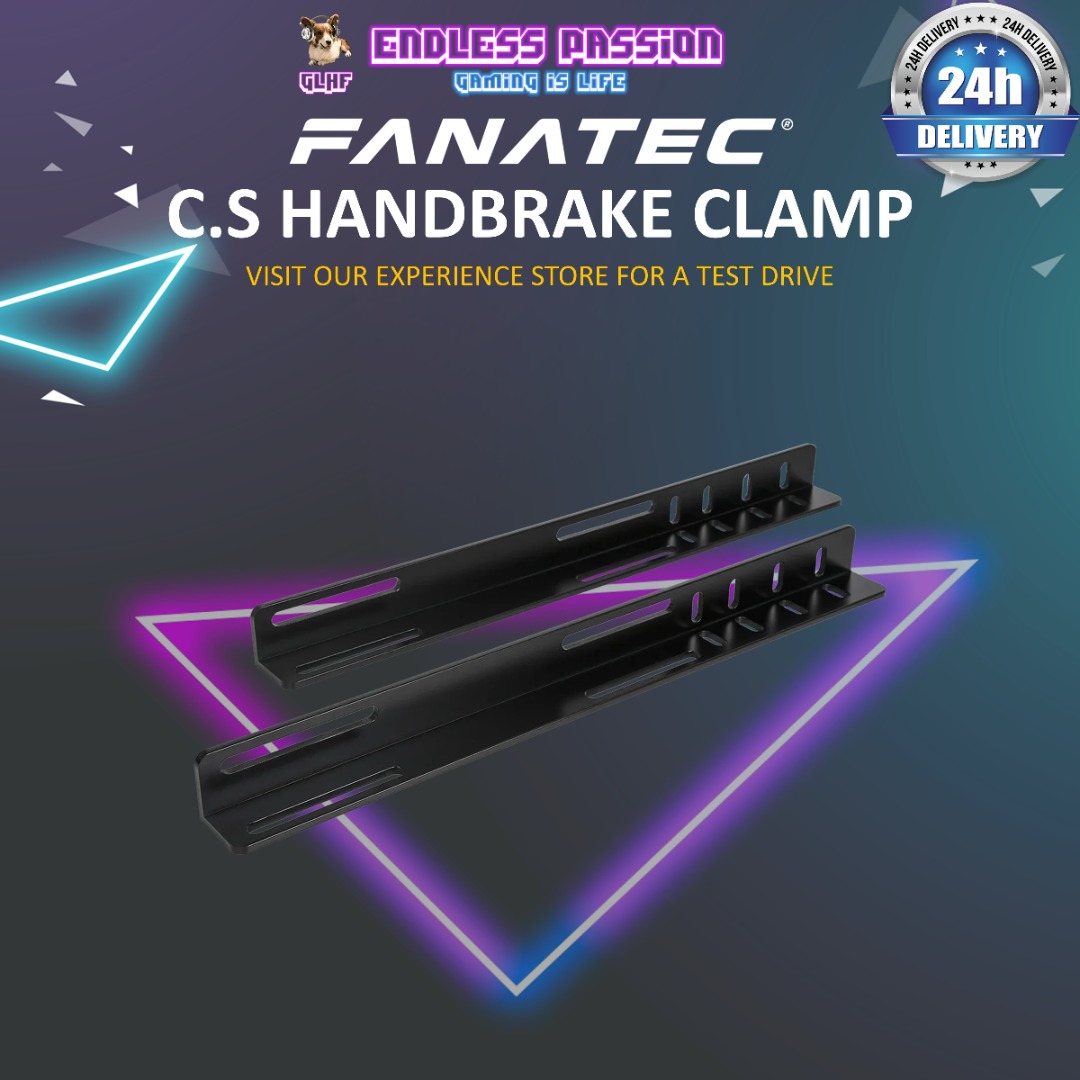 Fanatec ClubSport Handbrake Clamp Adapter [PRE ORDER], Computers & Tech ...