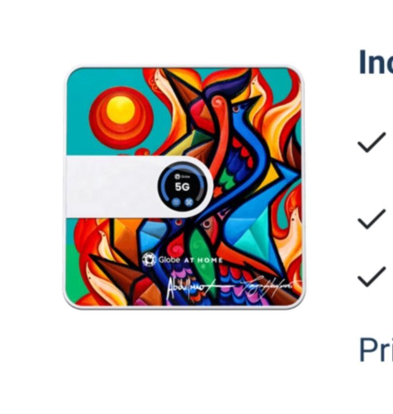 Globe Rain 101 Home 5G Wifi, Computers & Tech, Office & Business ...