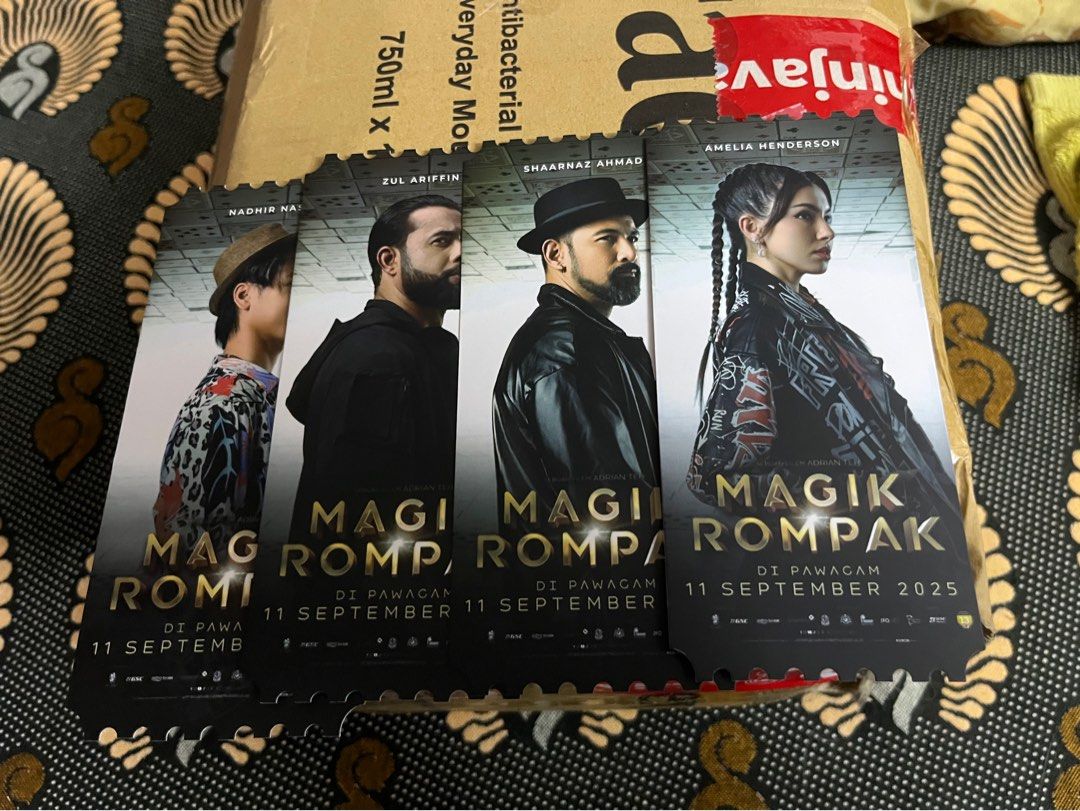 GSC Cinemas Limited Edition Exclusive Magik Rompak Collectible Tickets ...