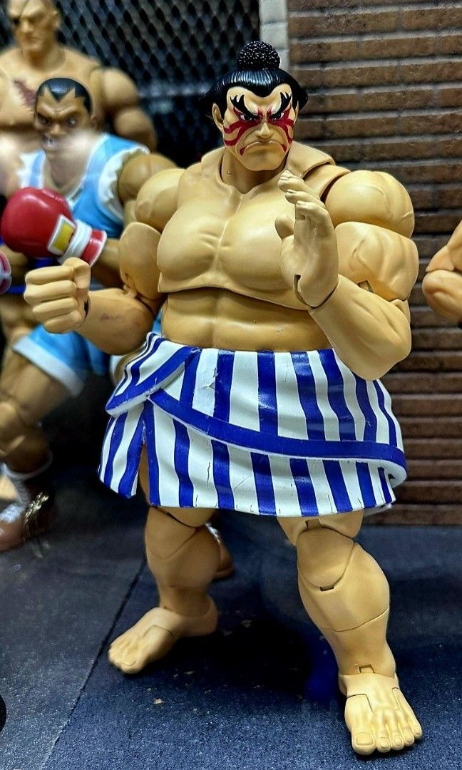 Jada Toys SDCC 2024 Street Fighter II Ultra 1/12 Scale E Honda Figure ...