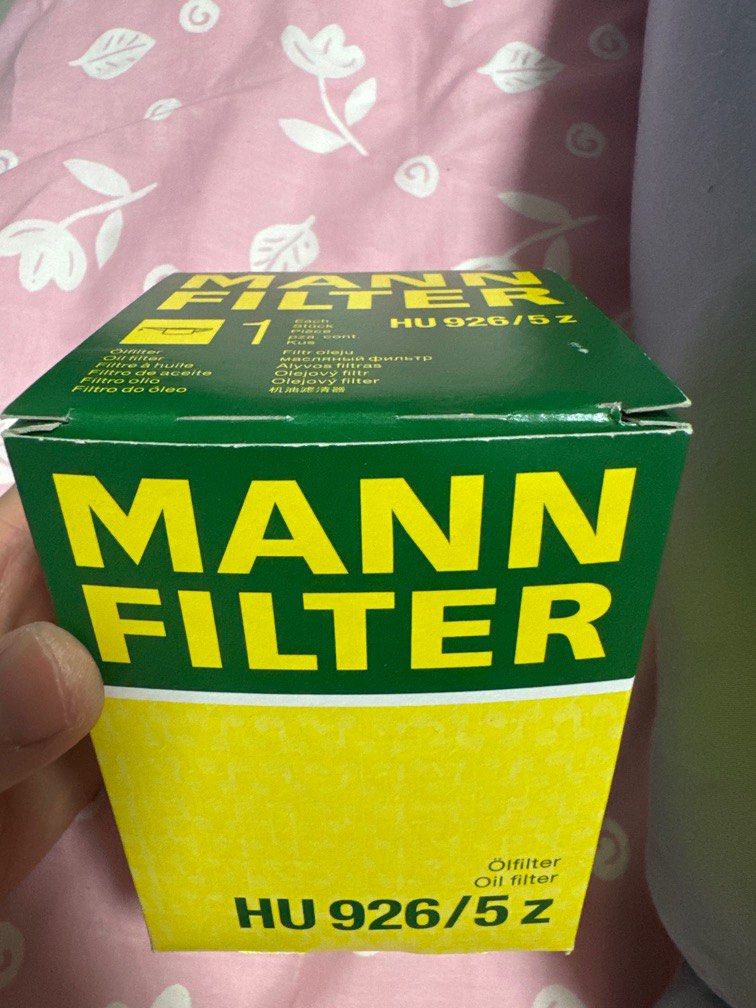 Mann S65 e90 e92 e93 e9x M3 bmw oil filter HU926/5z, Car Accessories, Accessories on Carousell