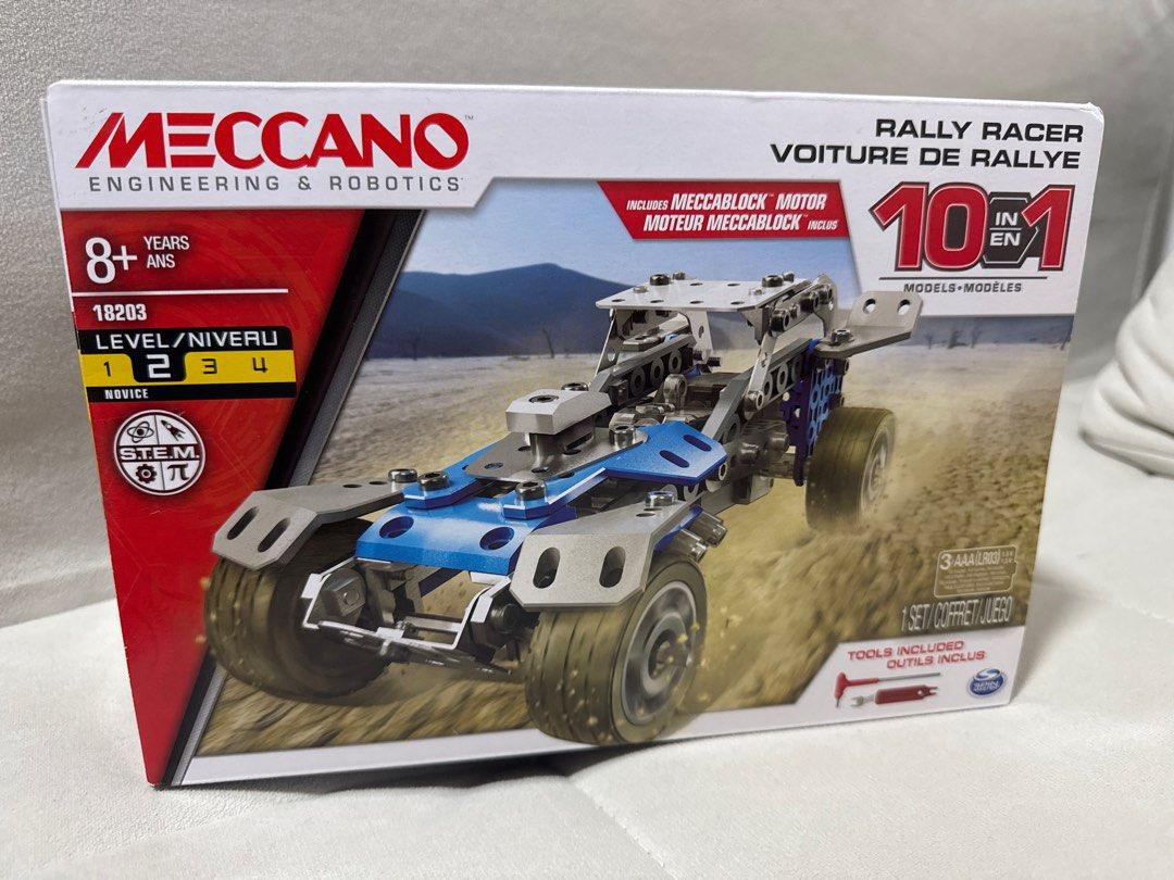 Meccano Rally Racer 10-in-1 Model Building Kit, Hobbies & Toys, Toys ...