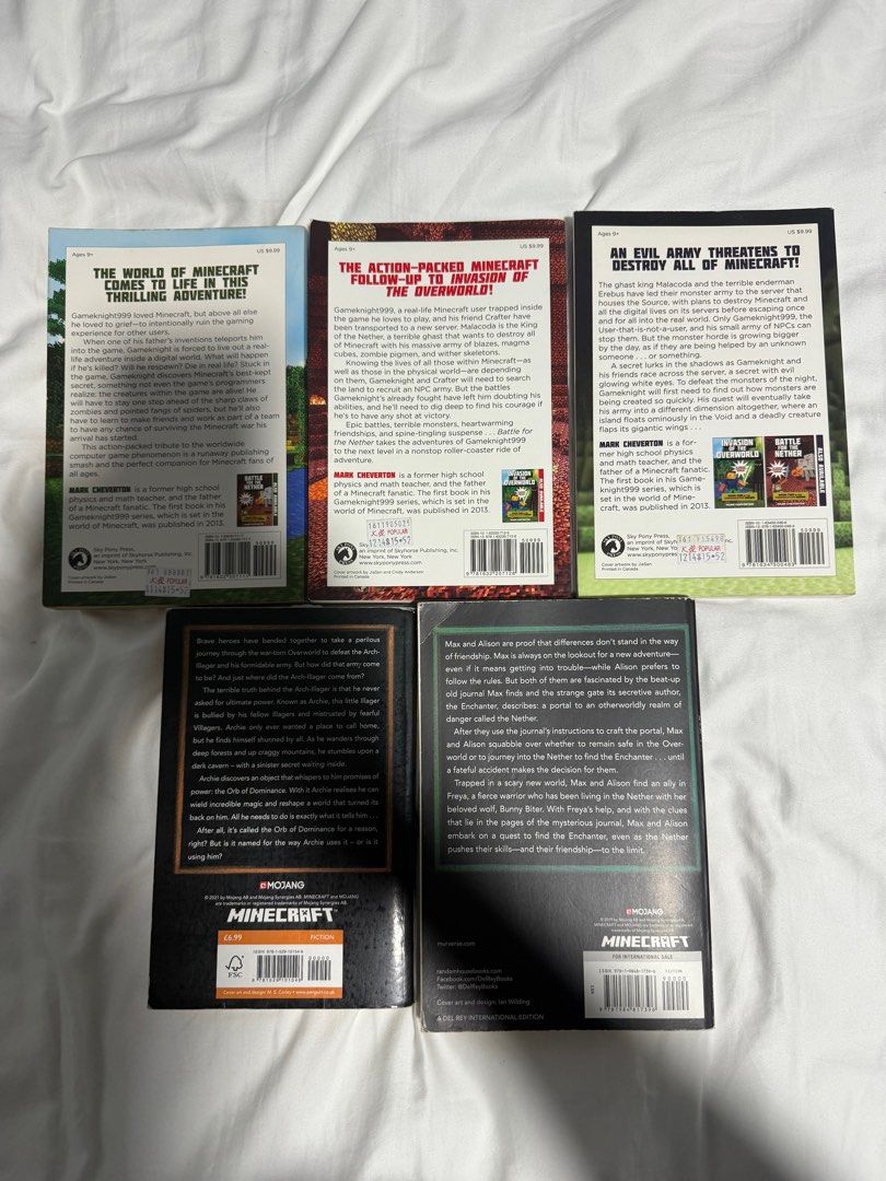 Minecraft Book Collection, Hobbies & Toys, Books & Magazines, Children ...