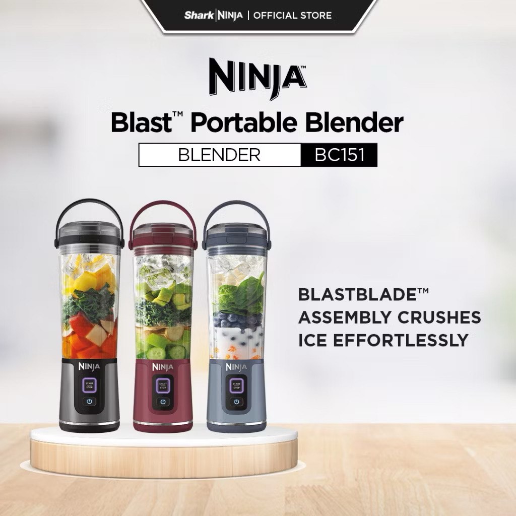 [FLASH SALE] Ninja Blast Portable Blender, 530ml, Rechargeable with USB ...