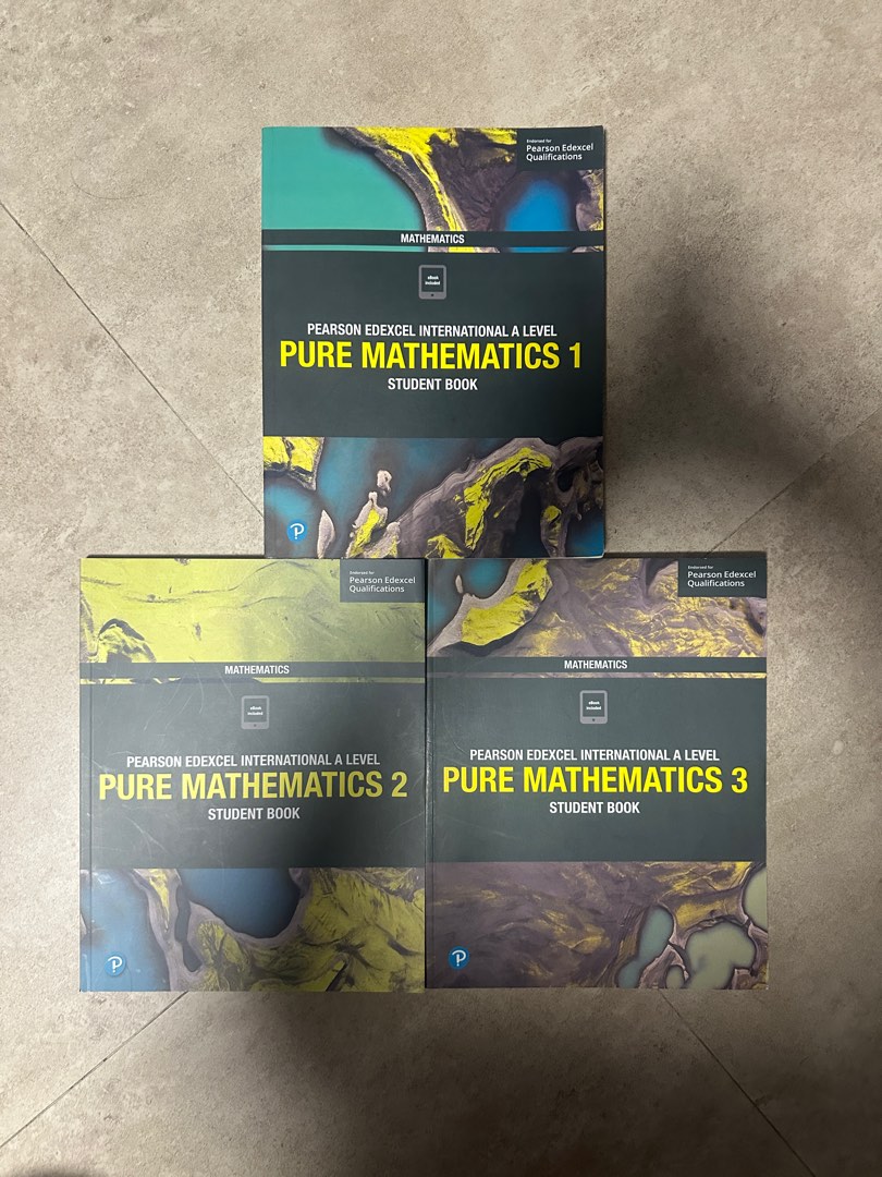 Pearson Edexcel International A Level Pure Mathematics Student Book 1,2 ...