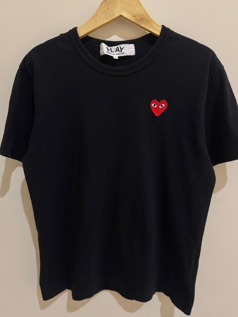 Play CDG Heart Emblem Logo T-shirt Not Tommy Balenciaga CK lacoste fred ...