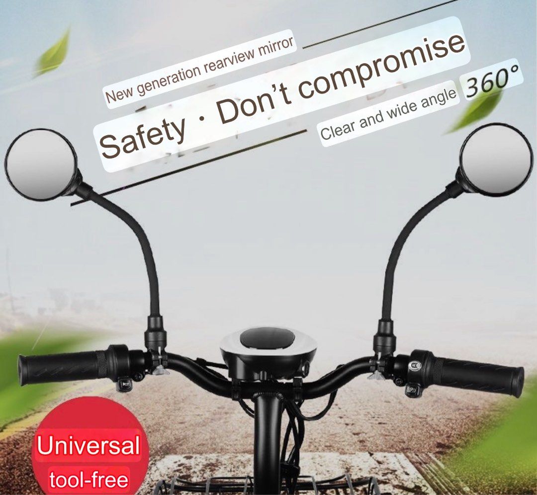 PMD, E-scooter bike bicycle rear safety mirror, Sports Equipment, PMDs ...