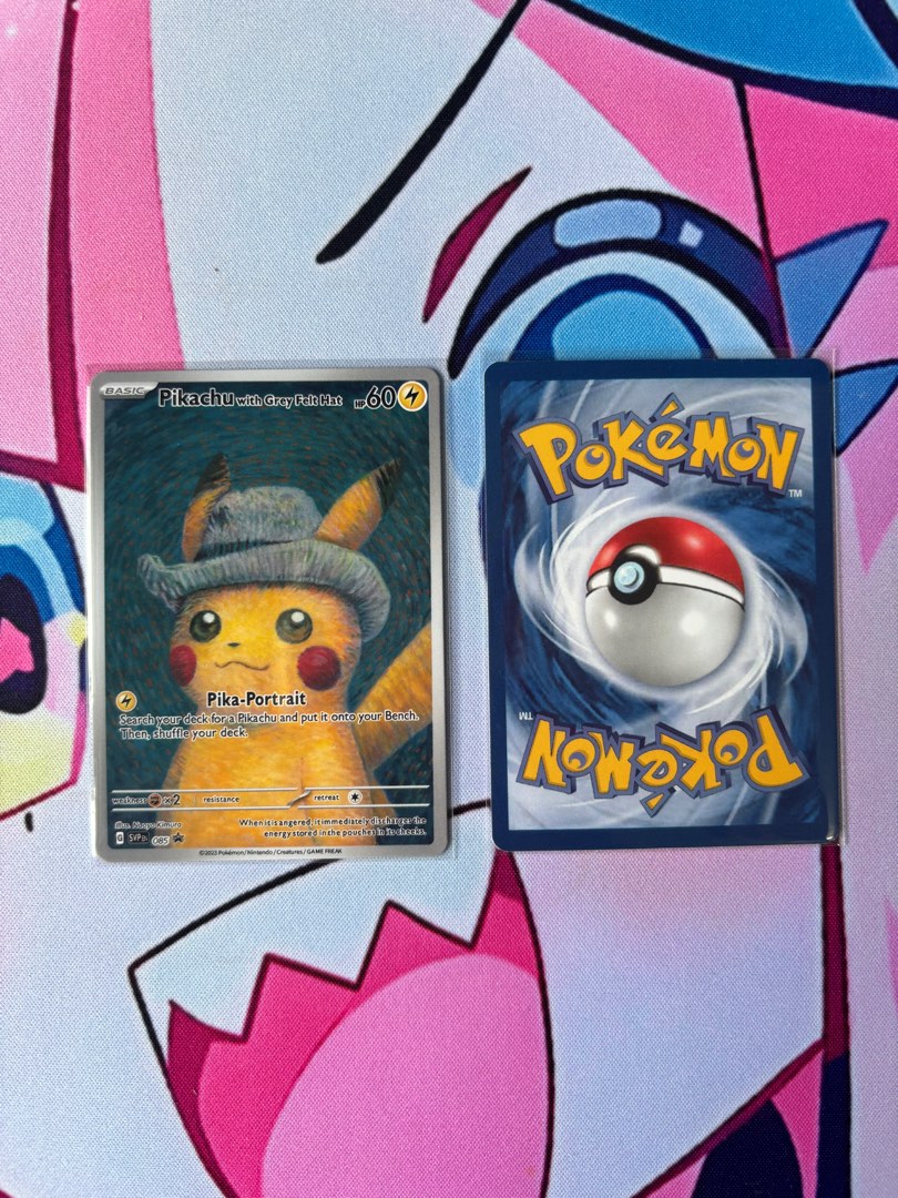 Pokemon Proxy Fanart Van Gogh Pikachu Munch Set Scream Stamp Pikachu ...
