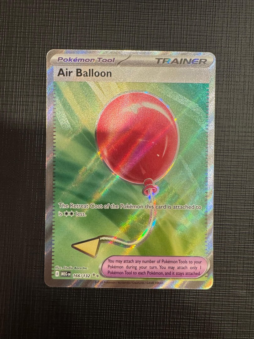 [Pokemon TCG] Air Balloon 166/132 ME1 Mega Evolution Full Art, Hobbies ...