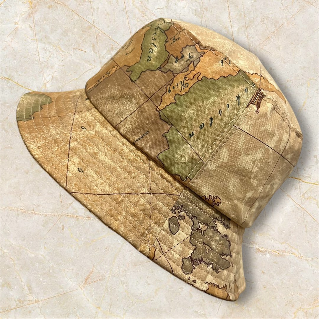Prima Classe by Alviero Martini Map Bucket Hat unisex 58cm rm198, Men's ...