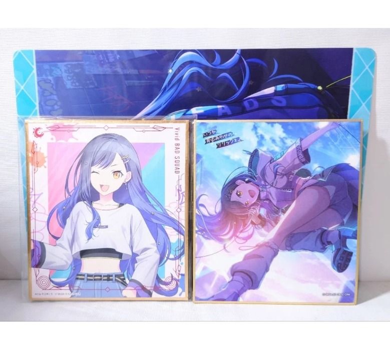 Project Sekai (Shiraishi An) Shitajiki + 2 Shikishi art boards ...