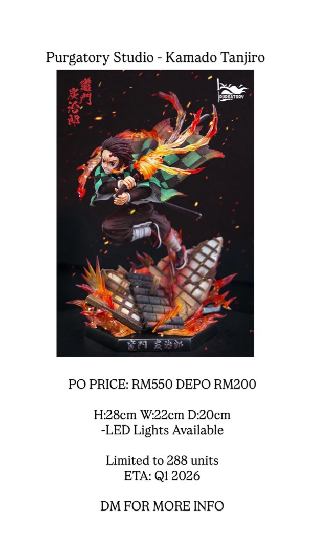 Purgatory Studio - Kamado Tanjiro, Hobbies & Toys, Toys & Games on ...