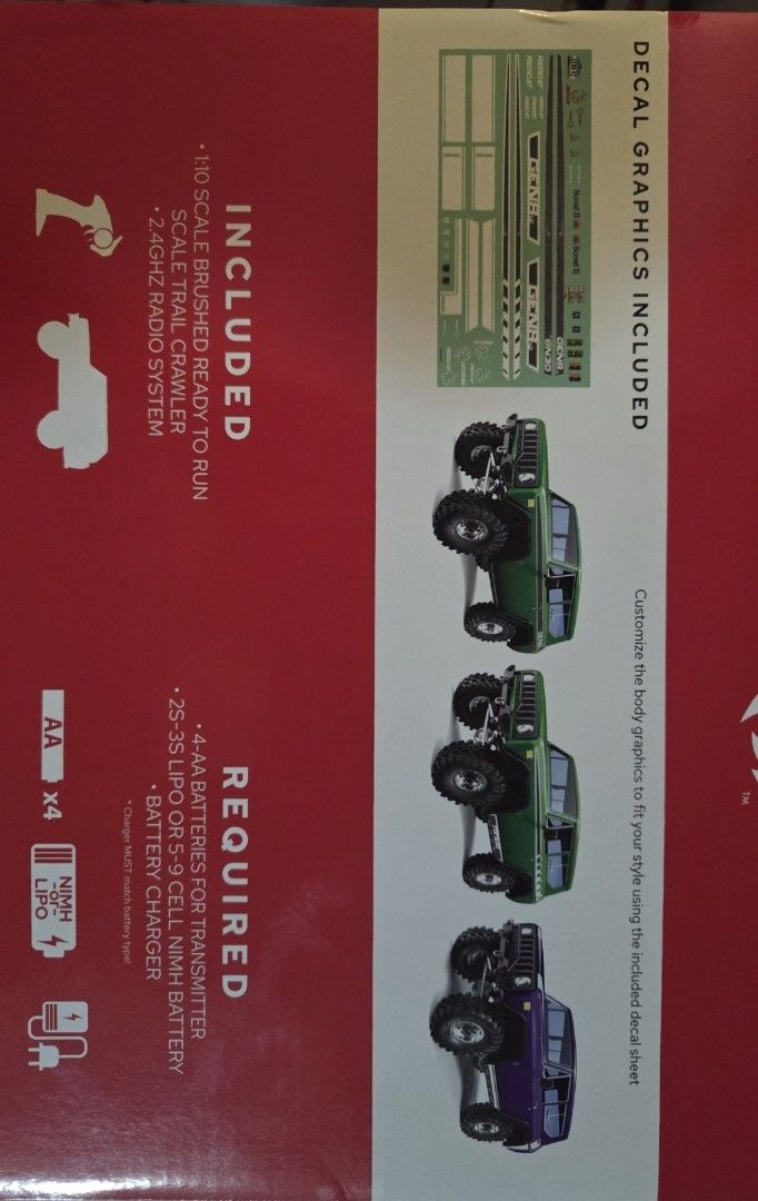 Redcat GEN8 V2 1/10 Scale RC Trail Crawler, Hobbies & Toys, Toys ...