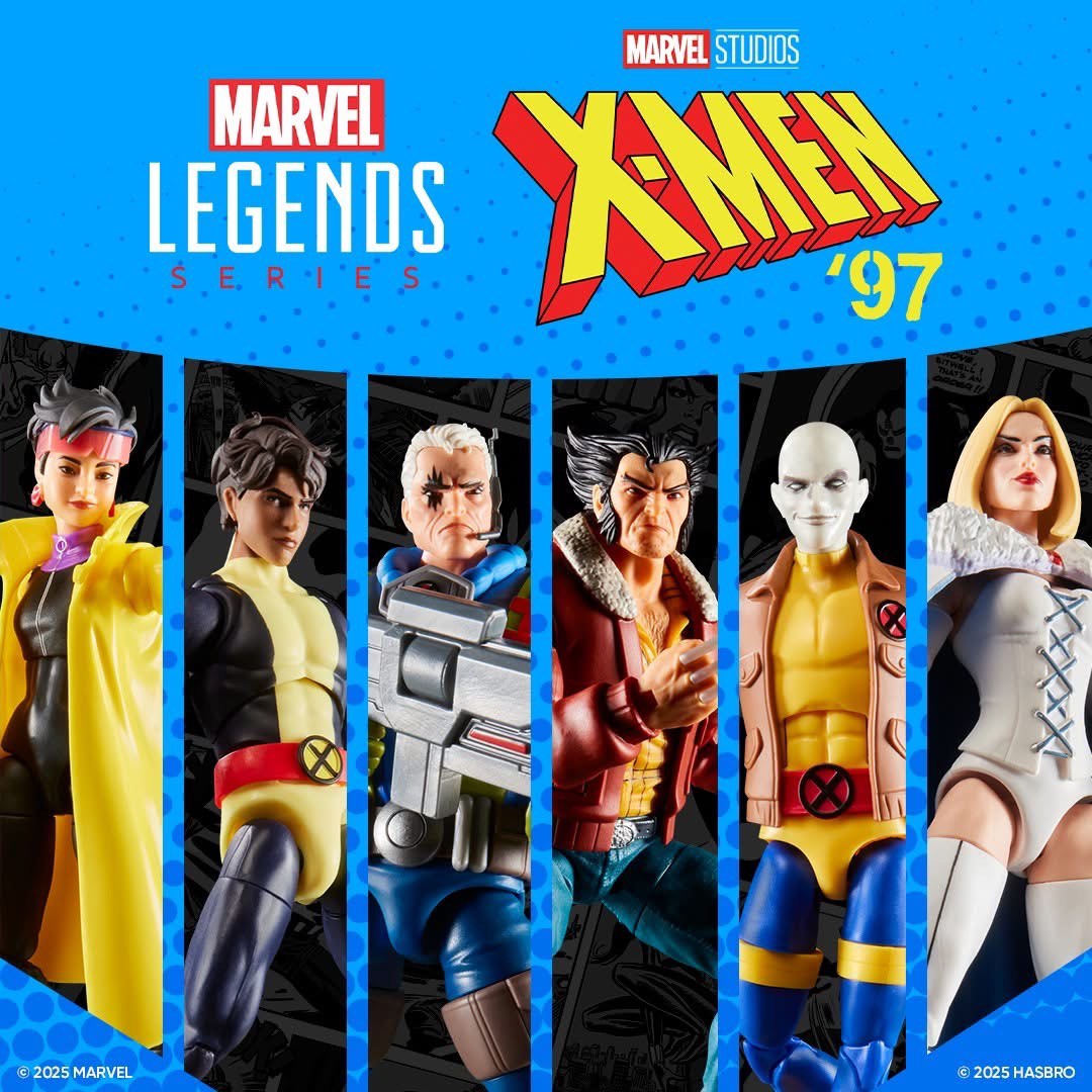 [Set of 6] MOSC Marvel Legends X-Men ‘97 Wave 3 Jubilee, Sunspot, Cable ...