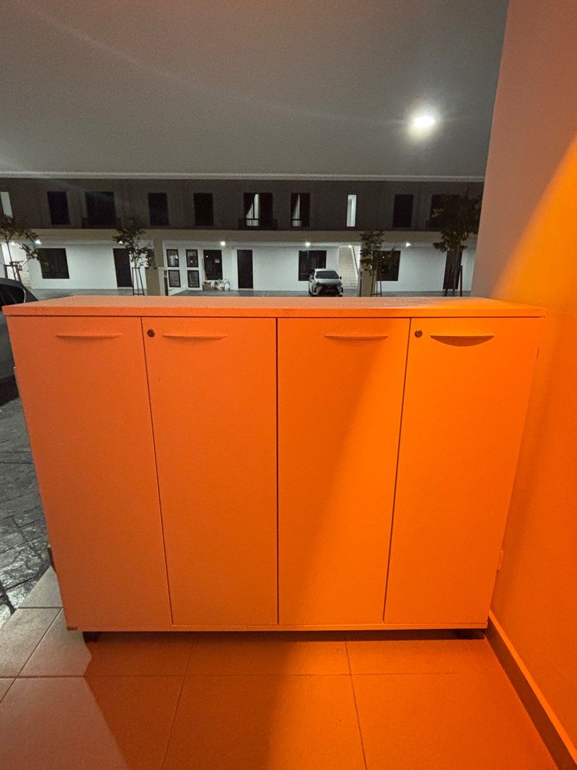 Solid Wood Cabinet with lock, Furniture & Home Living, Furniture ...