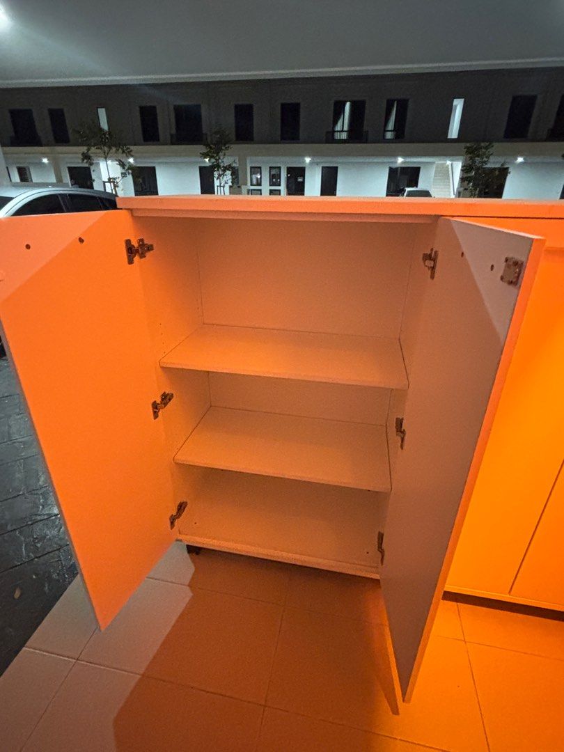 Solid Wood Cabinet with lock, Furniture & Home Living, Furniture ...