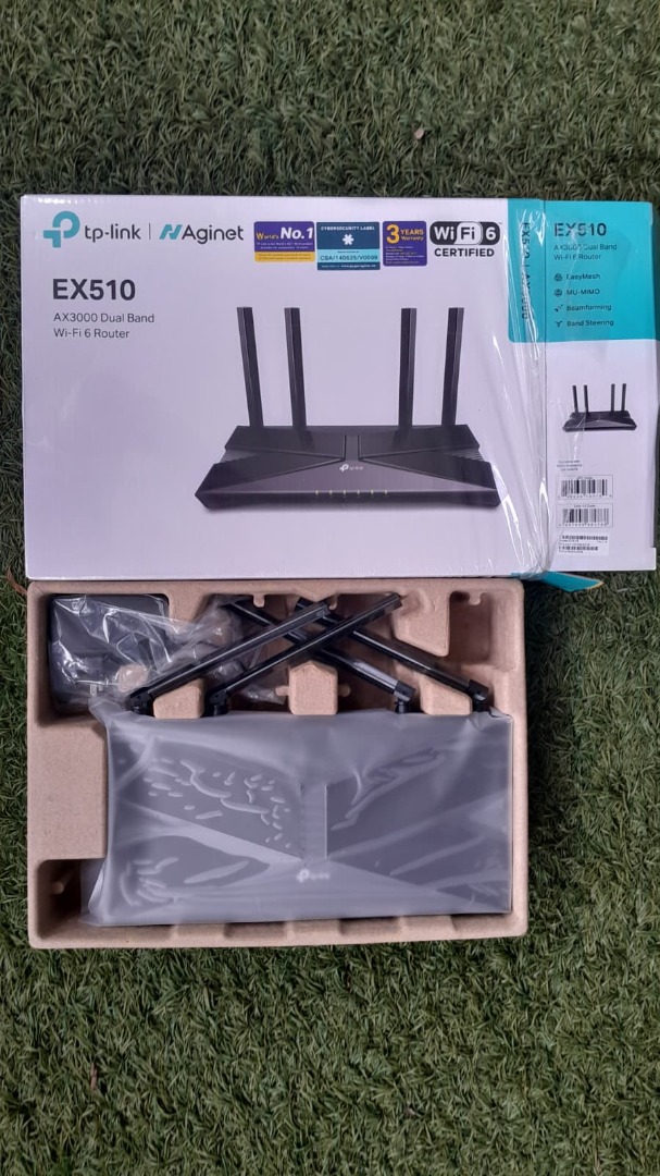 TP-Link EX510 AX3000 Dual Band Wi-Fi 6 Router, Computers & Tech, Parts ...