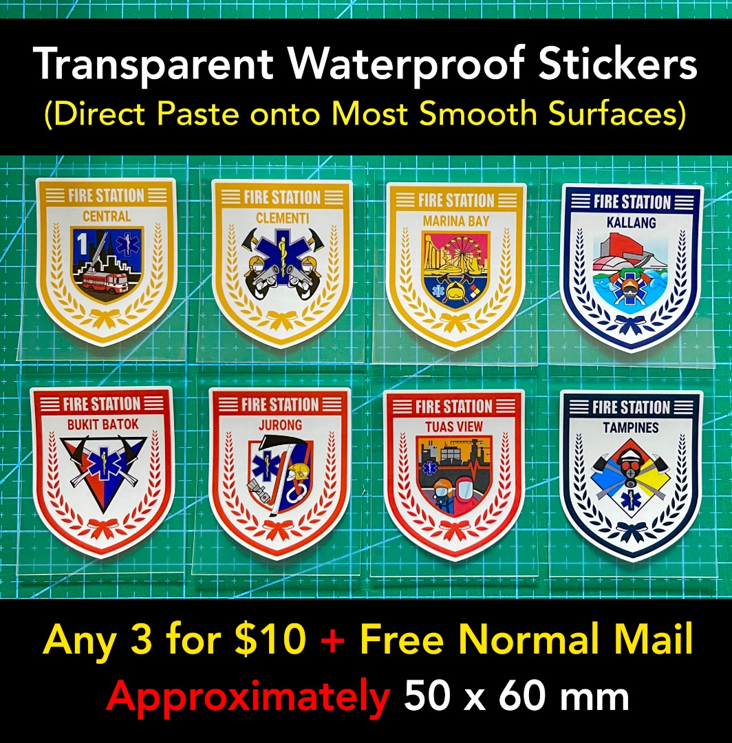 Transparent Stickers : SCDF Fire Stations : Bukit Batok Central ...