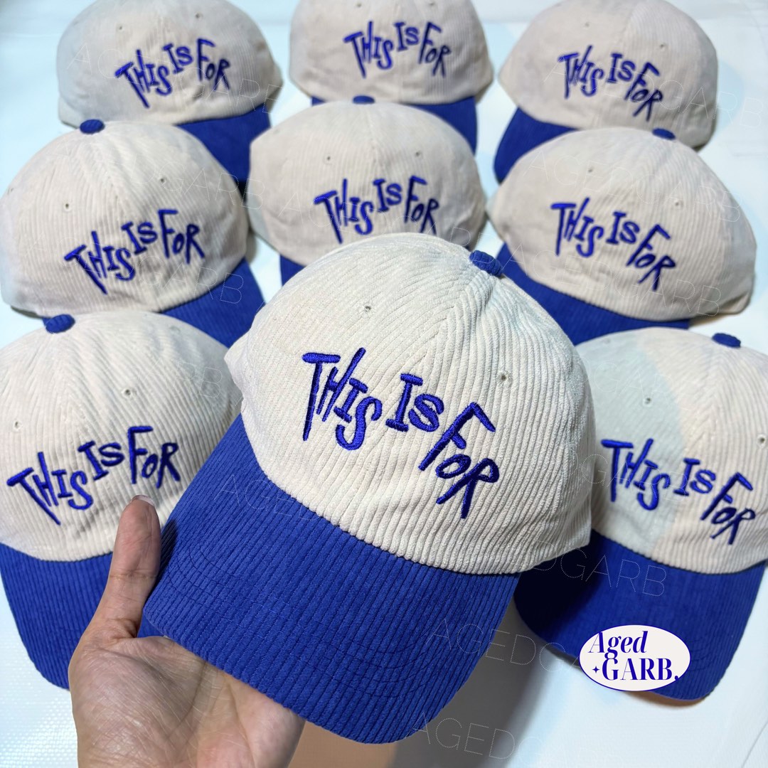 Twice This Is For Inspired Custom Embroidered Caps Customized Kpop Hats ...