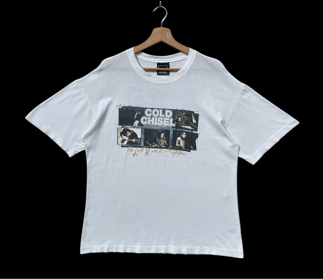 Vintage 90s Cold Chisel Tour Australia, Men's Fashion, Tops & Sets ...
