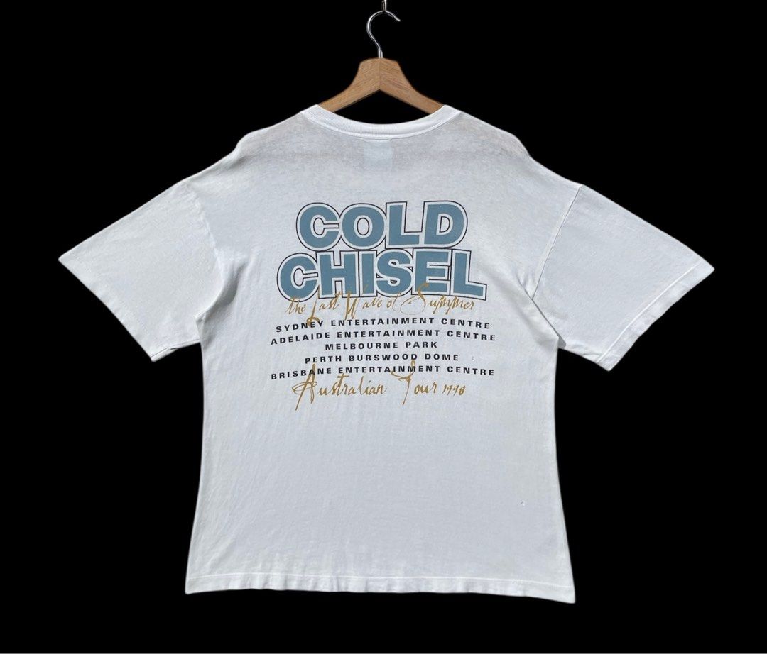 Vintage 90s Cold Chisel Tour Australia, Men's Fashion, Tops & Sets ...