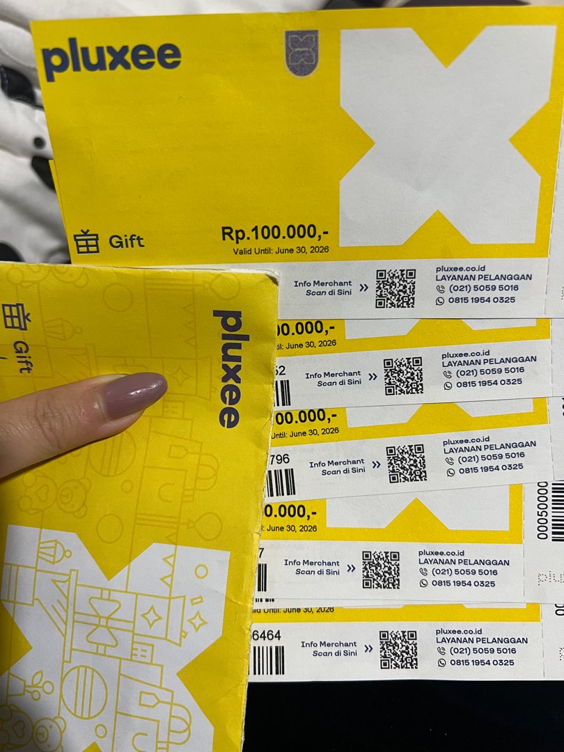 Voucher pluxee, Tiket & Voucher, Kartu Hadiah & Voucher di Carousell