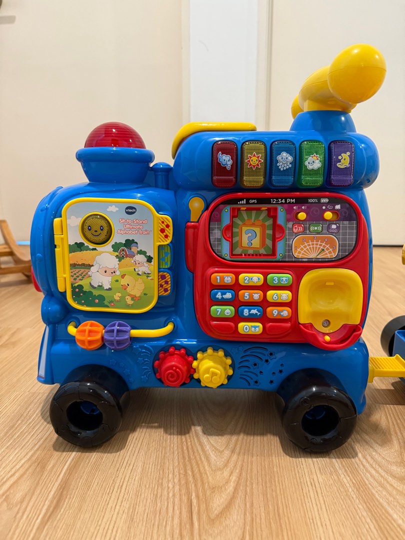 Vtech Push & Ride Alphabet Train, Babies & Kids, Infant Playtime on ...