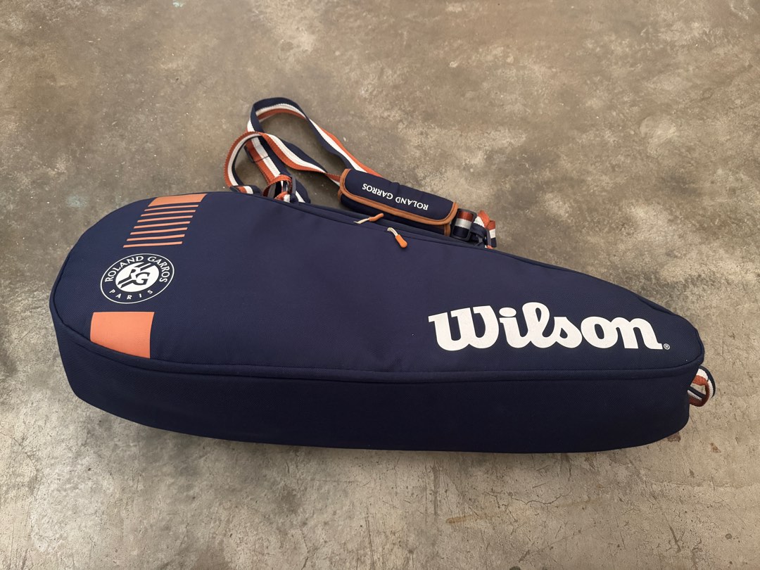 Wilson Roland Garros Team (6 Pack) Racket Bag (Navy blue), Sports ...