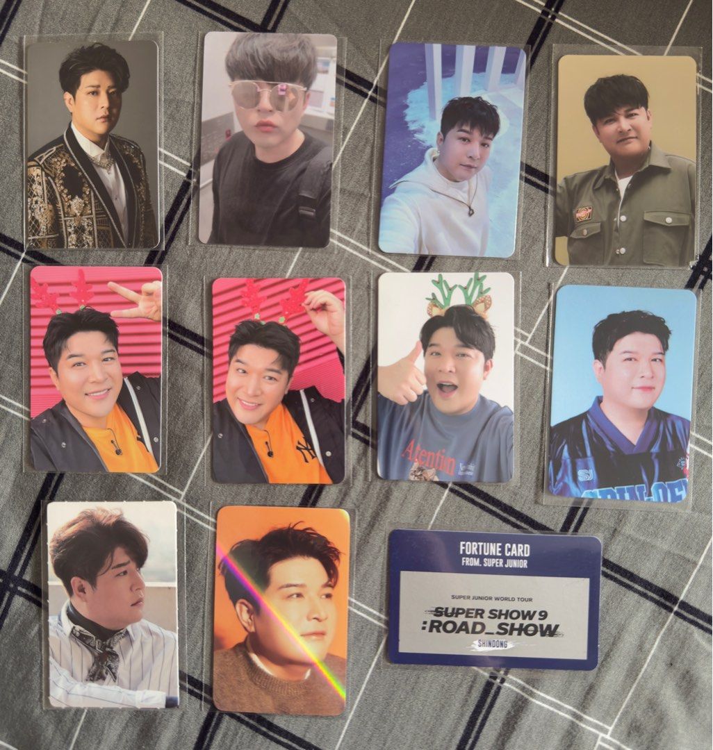 WTS Super Junior photo cards: Eunhyuk, Leeteuk, Kyuhyun, Siwon, Donghae, Ryeowook, Shindong ...