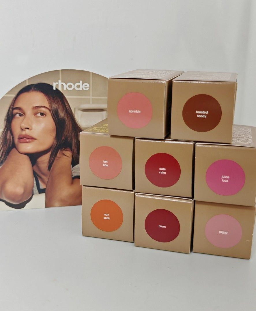 9月現貨 100% Authentic RHODE skin by Hailey Bieber Pocket Blush 胭脂膏 5.3g shades 🥰 Summer color Tan ...