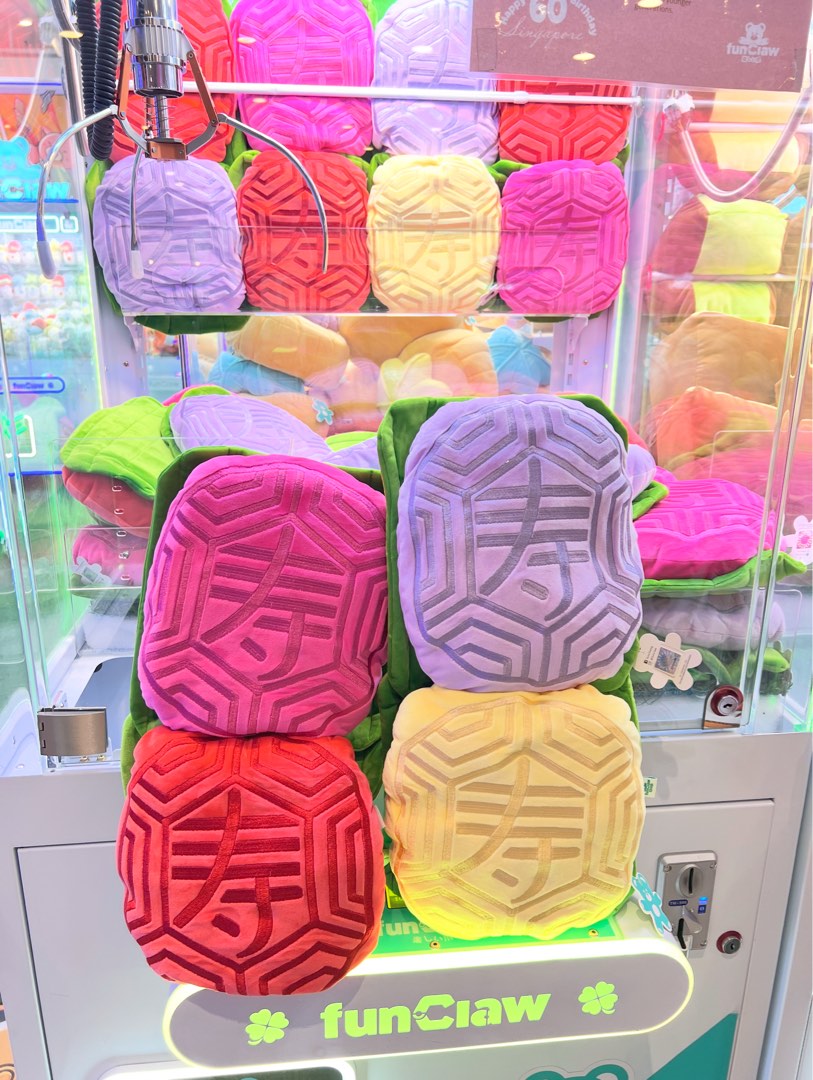 $8 Ang Ku Kueh Funclaw Claw Machine Plushie, Hobbies & Toys, Toys ...