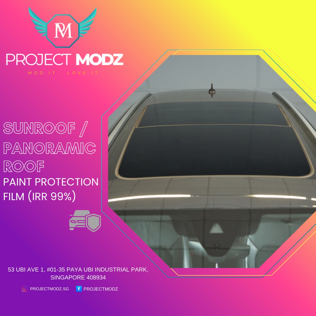 🔆 Sunroof & Panoramic Roof PPF | 99% IRR Rejection | Cooler Cabin ...