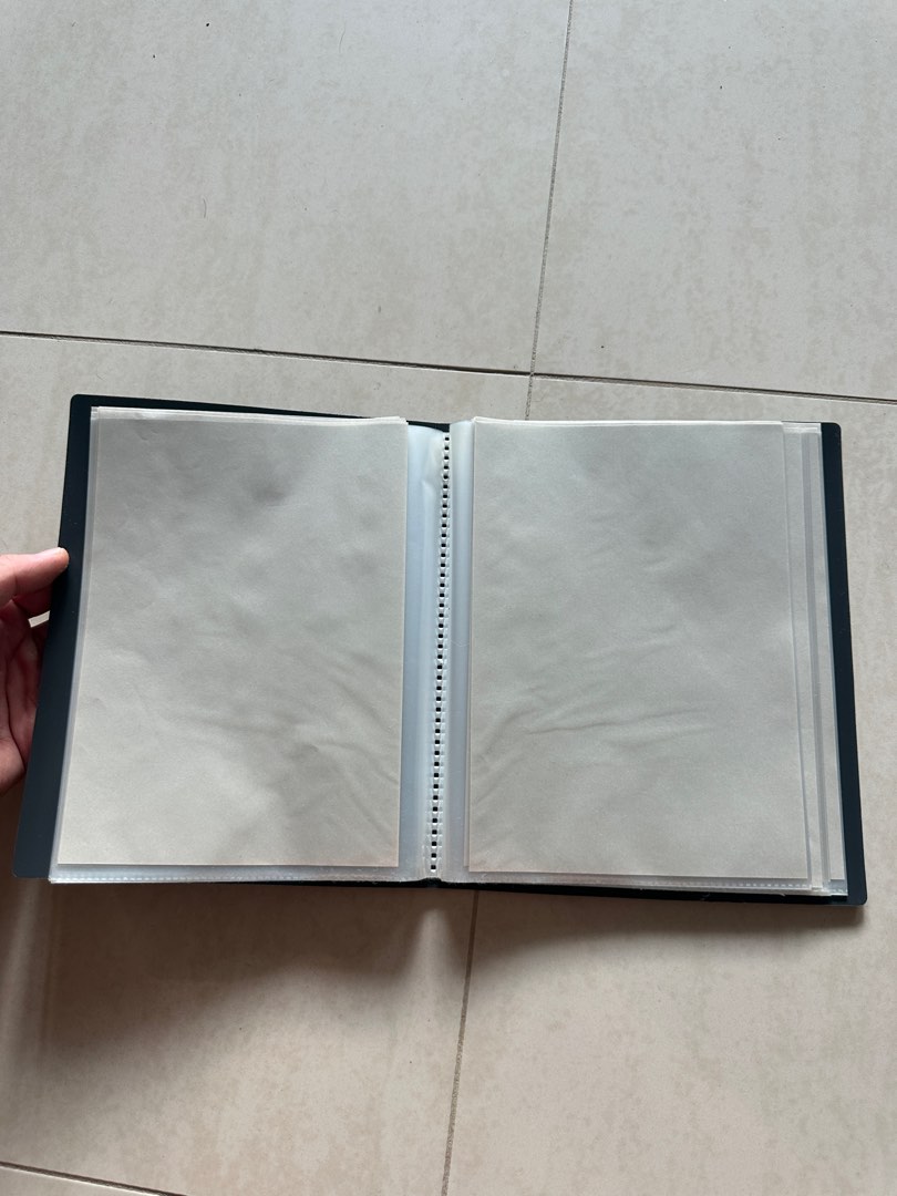 A5 Clear Book 40 Pockets, Hobbies & Toys, Stationery & Craft, Other ...