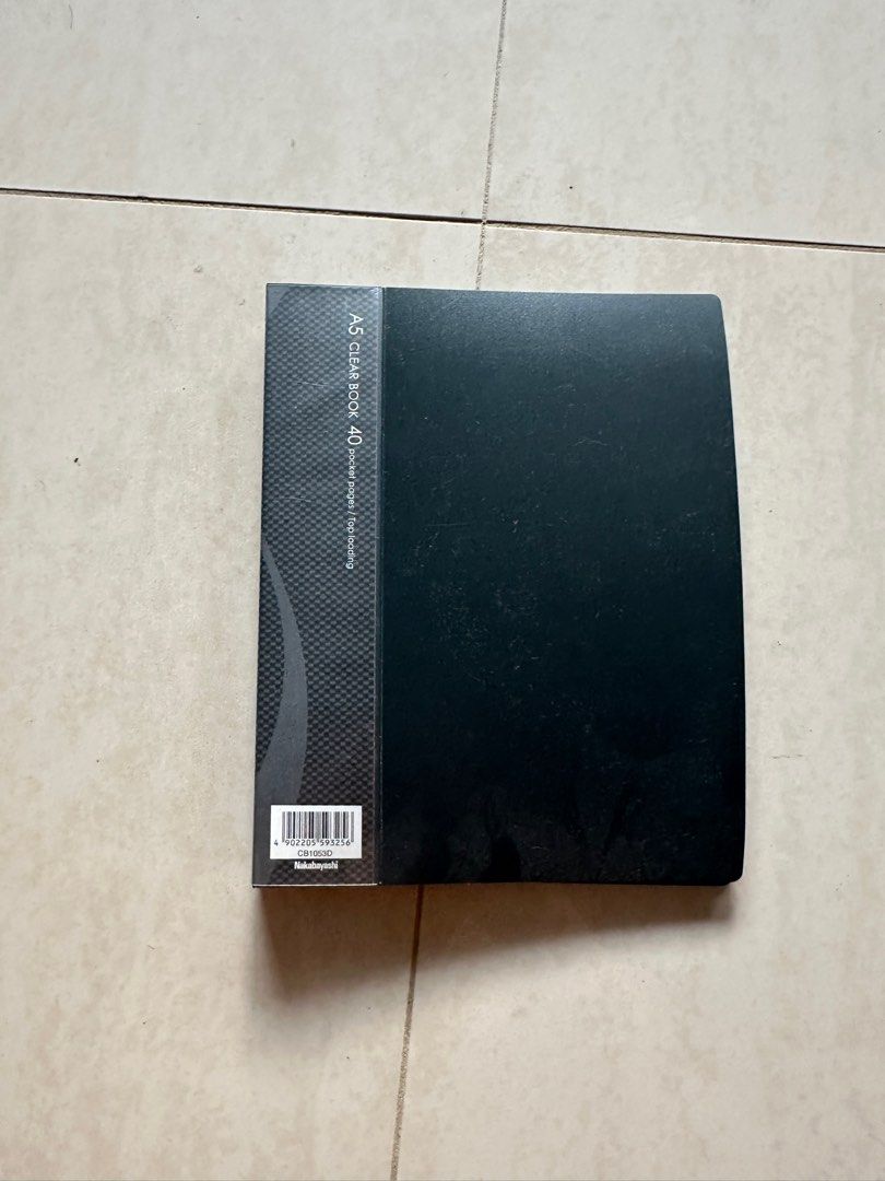 A5 Clear Book 40 Pockets, Hobbies & Toys, Stationery & Craft, Other ...
