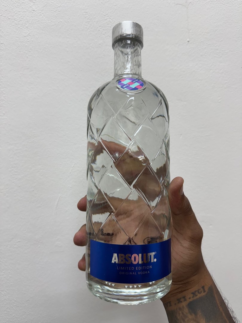 Absolut Limited Edition Original Vodka 1L, Food & Drinks, Alcoholic ...