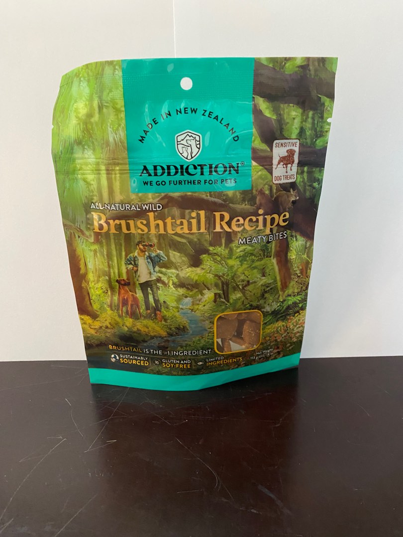 Addiction Brushtail Recipe Meaty Bites Dog Treats, Pet Supplies, Pet ...