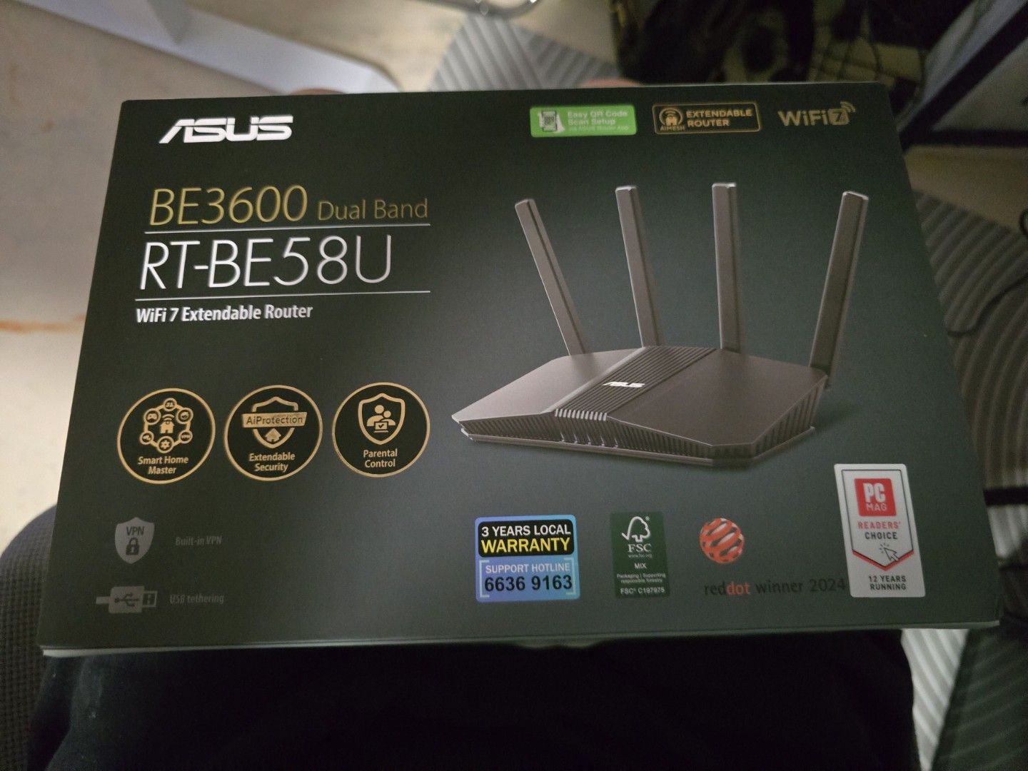 Asus Router RT-BE58U wifi 7, Computers & Tech, Parts & Accessories ...