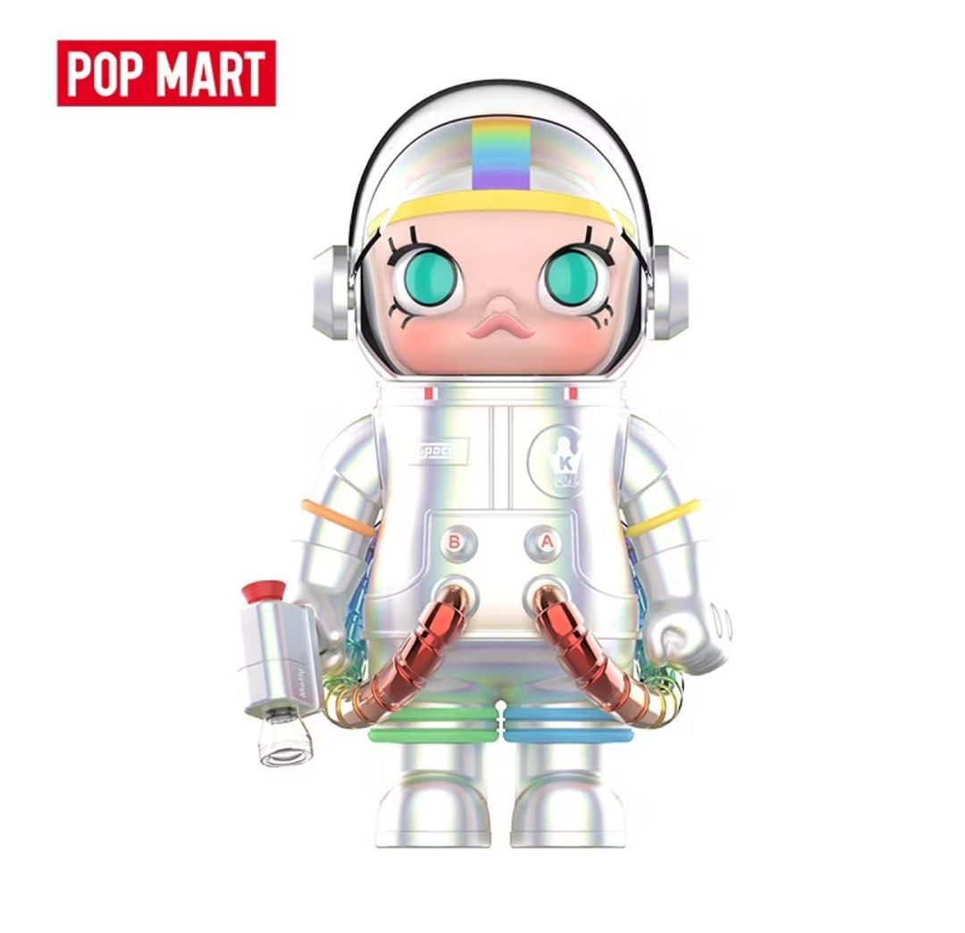 Authentic PopMart Mega space Molly rainbow 2.0 400%, Hobbies & Toys ...