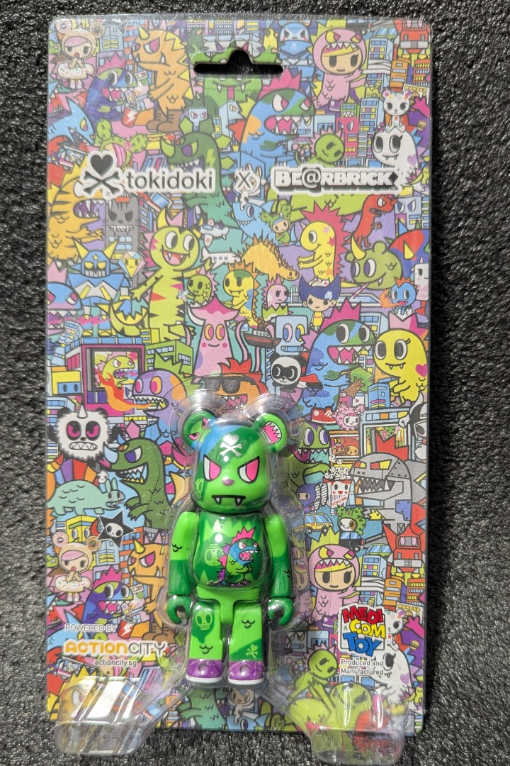 Bearbrick x Tokidoki Kaiju 100%, Hobbies & Toys, Toys & Games on Carousell