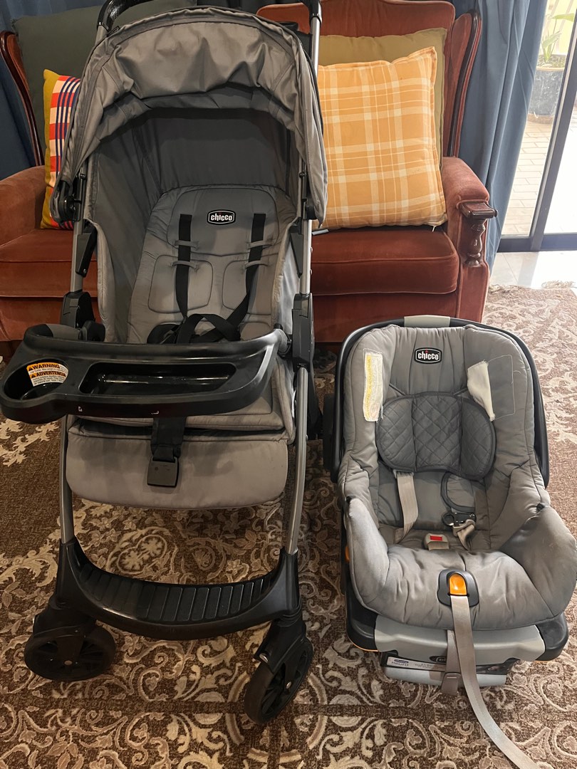 Chicco Mini Bravo Plus Travel System Stroller + Car Seat, Babies & Kids ...