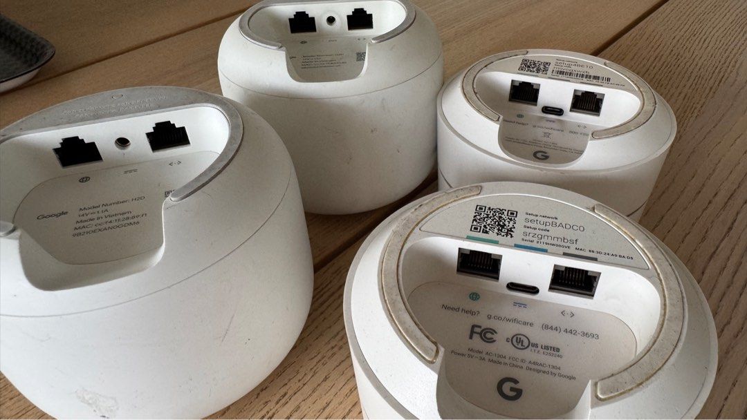 4 units of Google Wifi Router - Model H2D, Computers & Tech, Parts ...