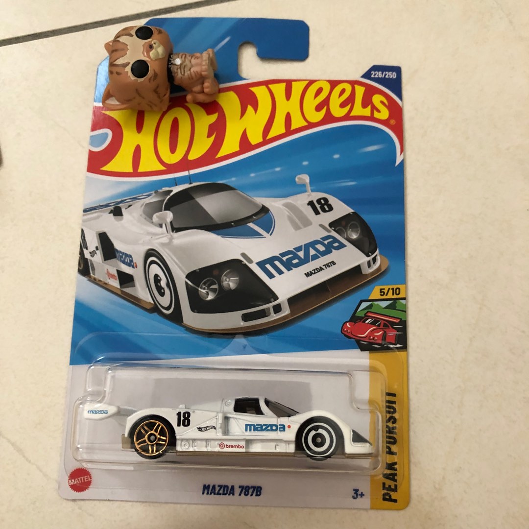 Hot Wheels Mazda 787B white, Hobbies & Toys, Toys & Games on Carousell