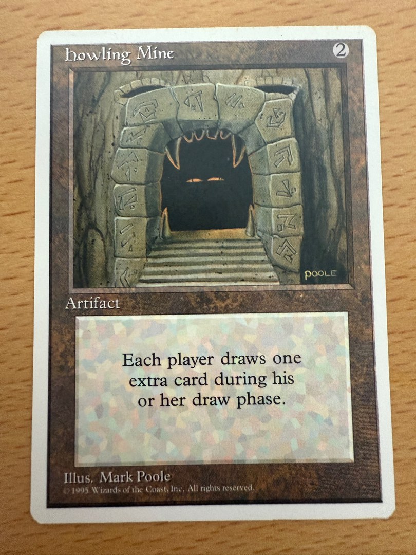 Howling Mine - Magic: The Gathering Card, Hobbies & Toys, Toys & Games ...