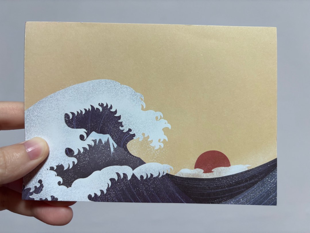 Japanese Wave Design Note Pad, Hobbies & Toys, Stationery & Craft ...