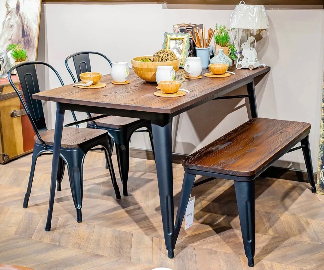 Loft Home Sanctum Dining Set, Furniture & Home Living, Furniture ...