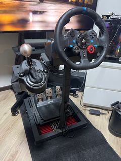 Logitech G29 Racing Wheel rig with Pedals and Shifter, Video Gaming ...